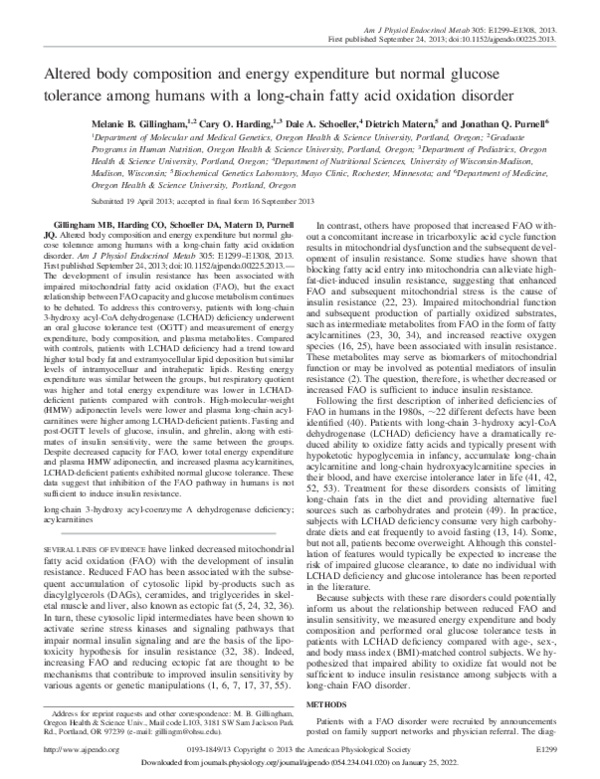(PDF) Altered body composition and energy expenditure but normal ...