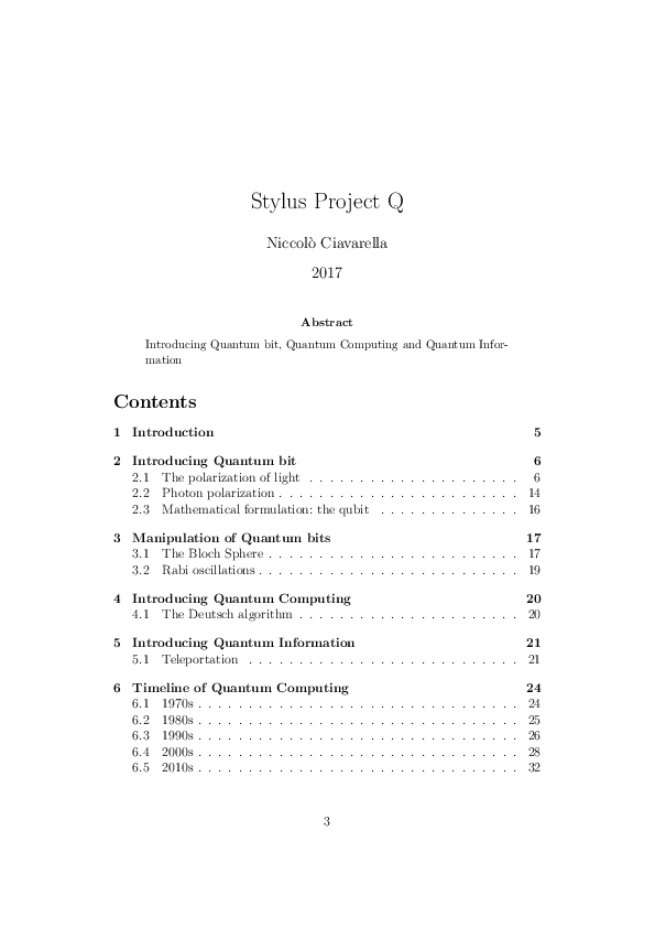 (PDF) Project Q
