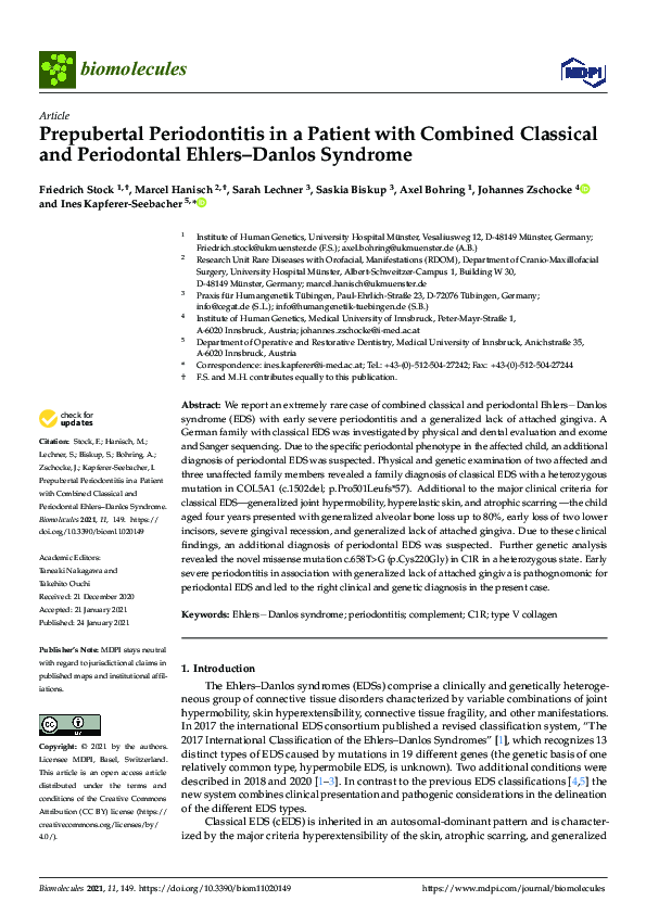 (PDF) Prepubertal Periodontitis in a Patient with Combined Classical ...