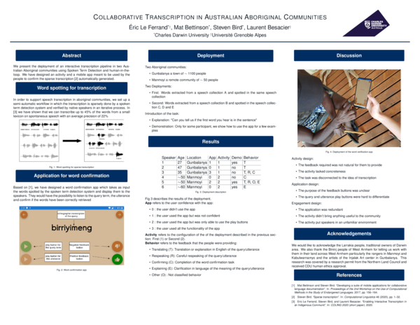 (PDF) Collaborative transcription in Australian Aboriginal communities