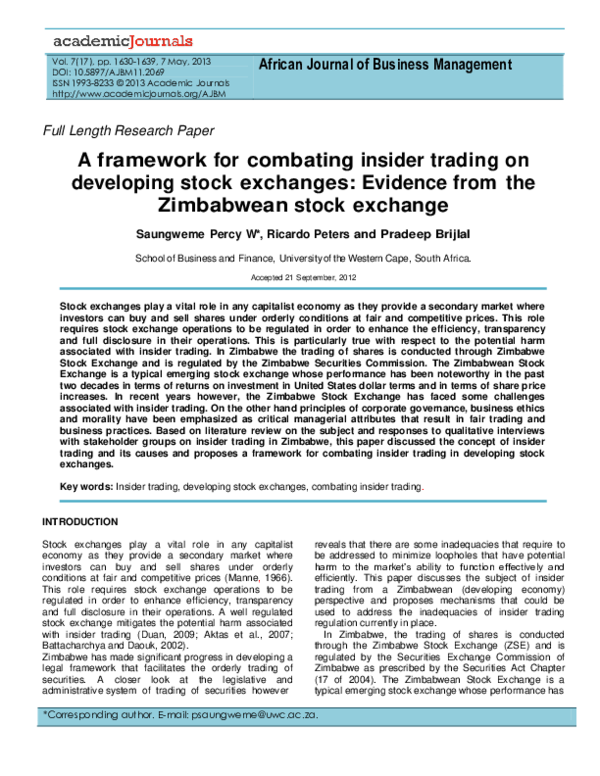 (PDF) African Journal of Business Management | masoud hekmat - Academia.edu