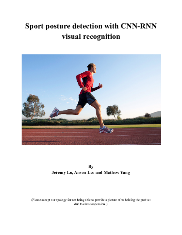 (PDF) Sport posture detection with RNN CNN visual recognition