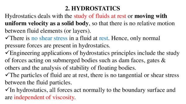 (PDF) Hydrostatics