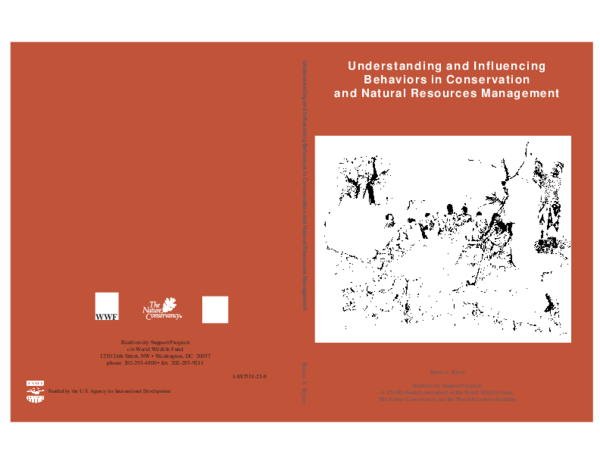 (PDF) Understanding and influencing behaviors in conservation and ...