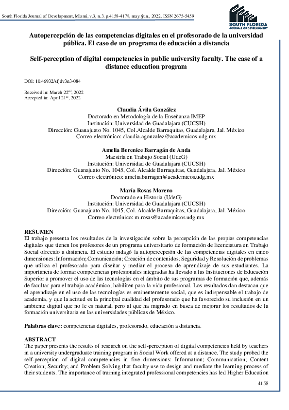 (PDF) Autopercepción de las competencias digitales en el profesorado de la universidad pública ...