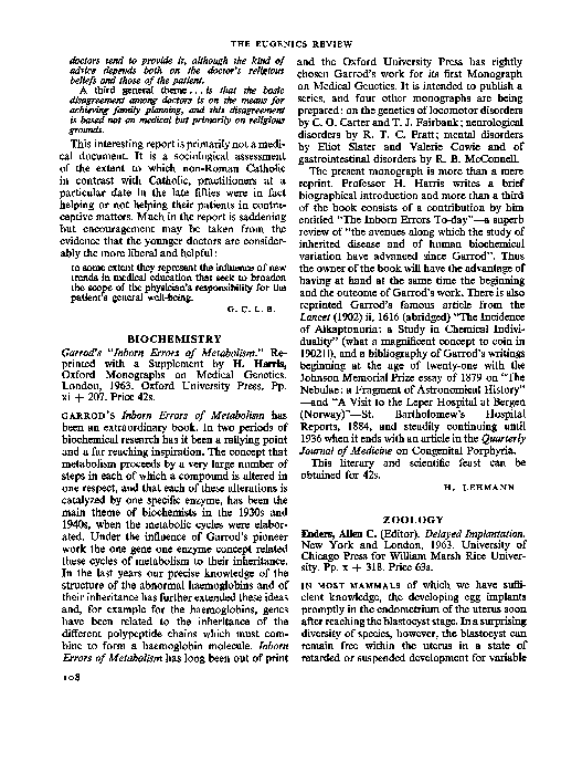 (PDF) Garrod's Inborn Errors of Metabolism