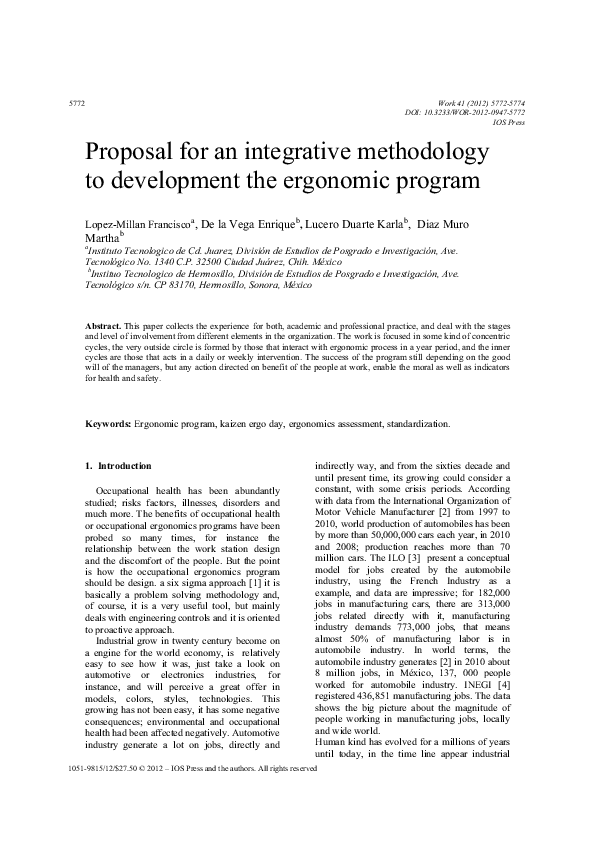 (PDF) Proposal for an integrative methodology to development the ...