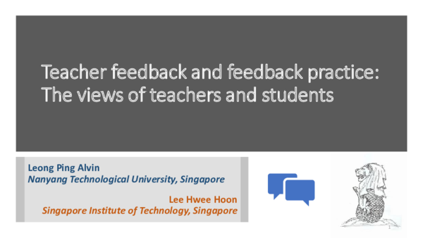 (PDF) Teacher Feedback and Feedback Practice: The Views of Teachers and ...