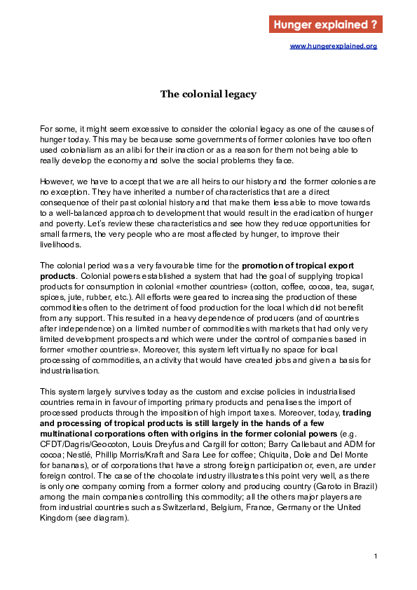 (PDF) The Colonial Legacy