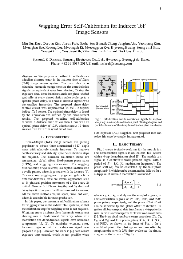 (PDF) Wiggling Error Self-Calibration for Indirect ToF Image Sensors