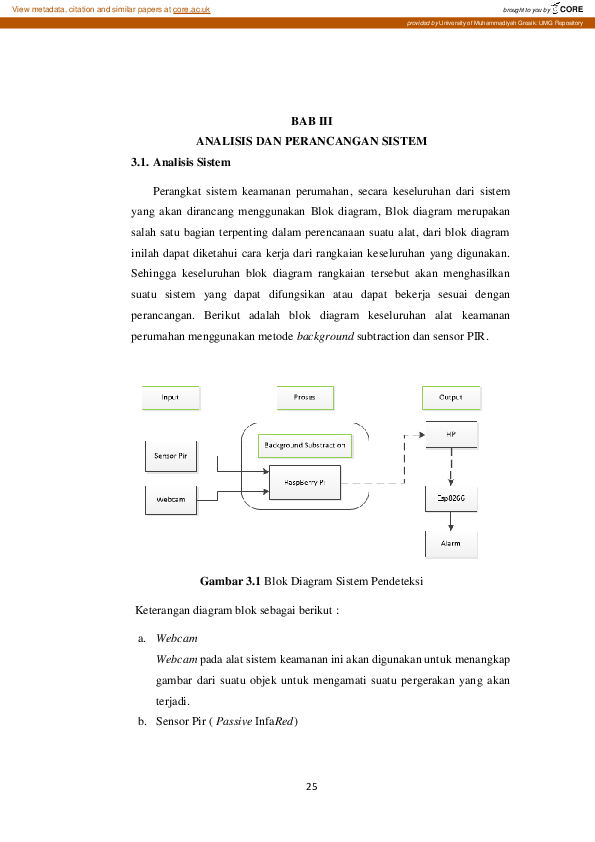 (PDF) Perancangan Perangkat Sistem Keamanan Menggunakan Sensor Pir Dan ...