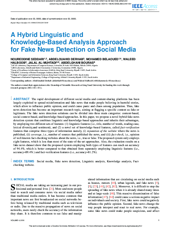 (PDF) A Hybrid Linguistic and Knowledge-Based Analysis Approach for ...
