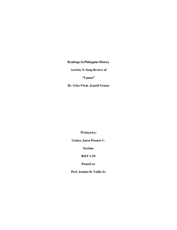 (PDF) The Seat of Power, a song review of Upuan by Gloc