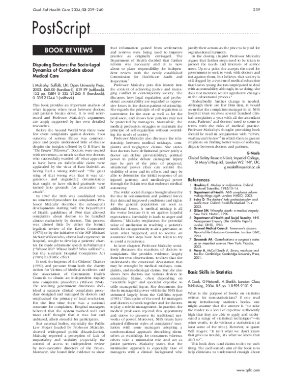 (PDF) Basic Skills in Statistics