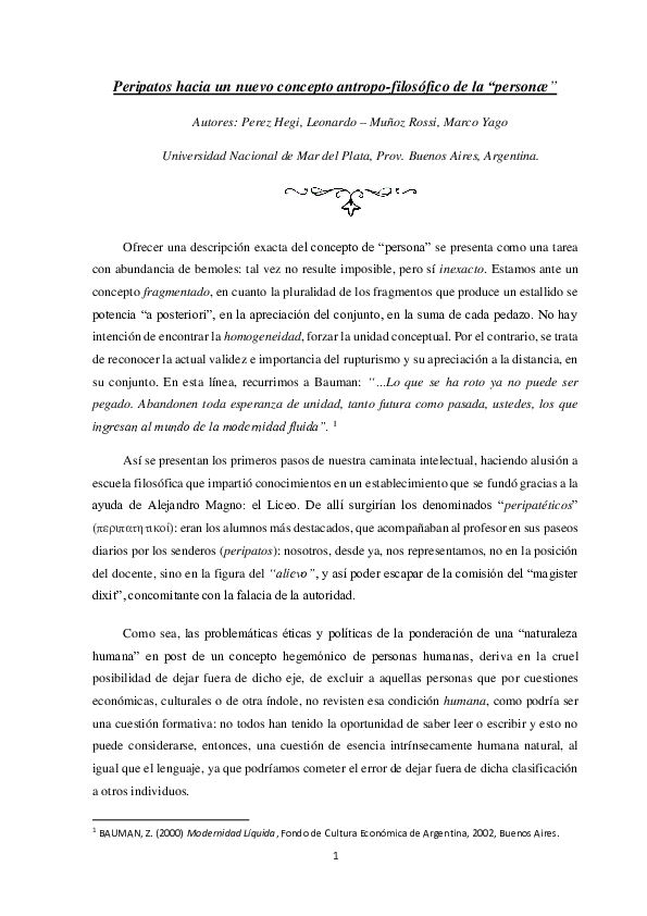 (PDF) Peripatos hacia un nuevo concepto antropo-filosófico de la ...