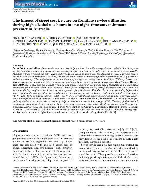 (PDF) The impact of street service care on frontline service ...