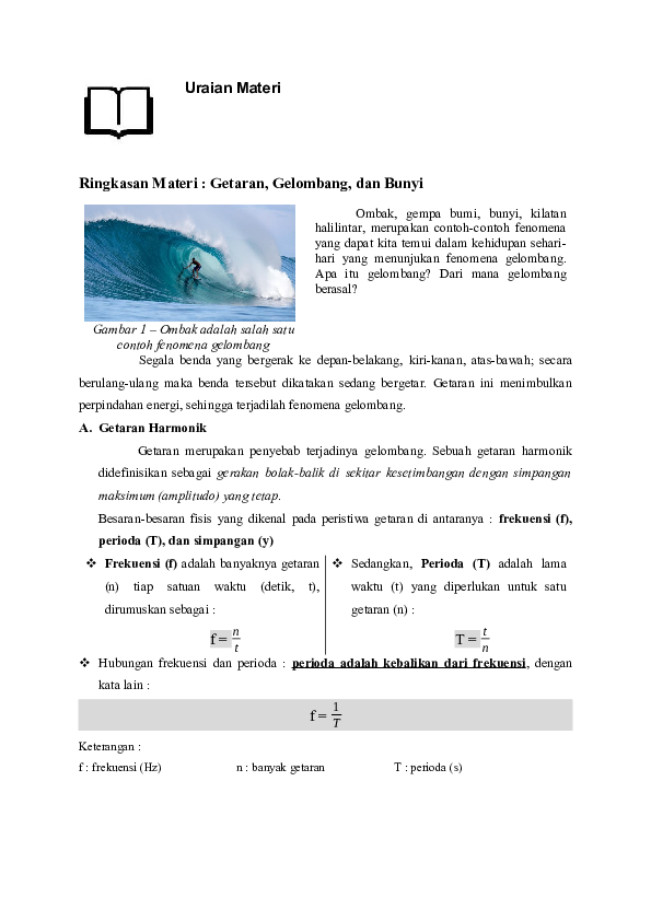 (DOC) Modul getaran dan gelombang-