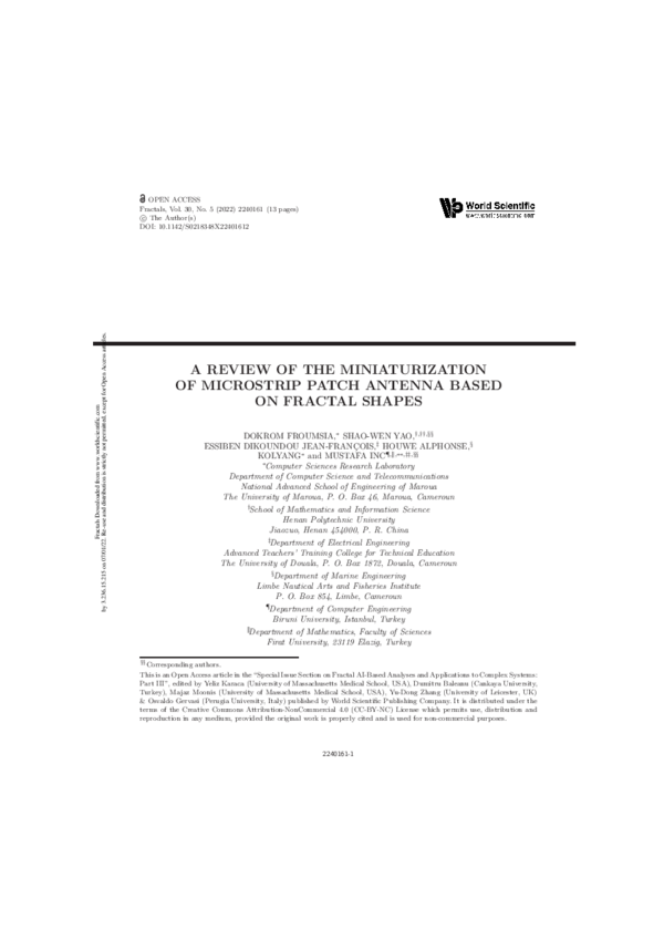 (PDF) A Review of the Miniaturization of Microstrip Patch Antenna Based ... (PDF) A Review of the Miniaturization of Microstrip Patch Antenna Based ...