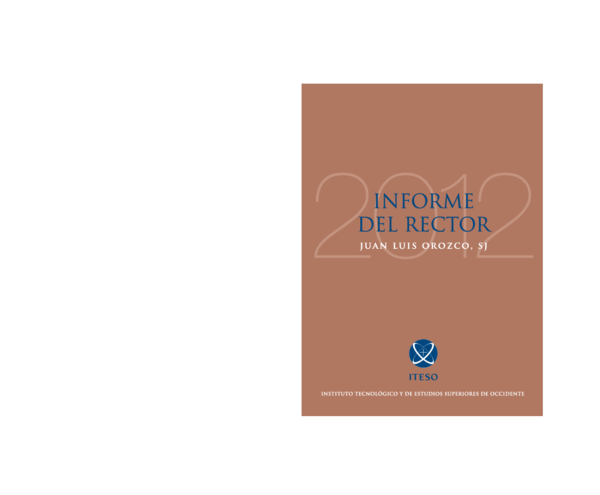 (PDF) Informe del Rector 2012
