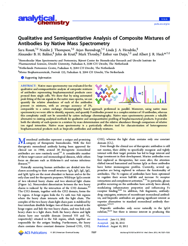 (PDF) Qualitative and Semiquantitative Analysis of Composite Mixtures ...