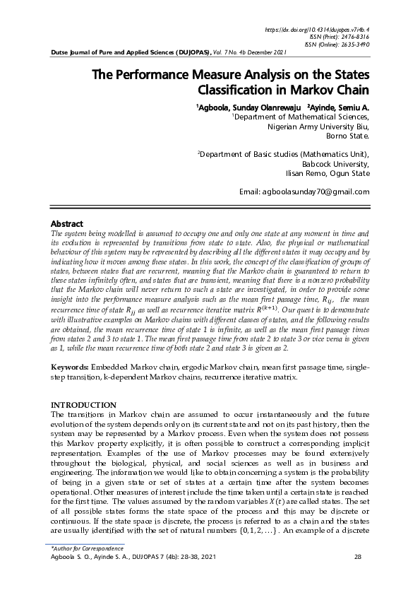 (PDF) The Performance Measure Analysis on the States Classification in ...