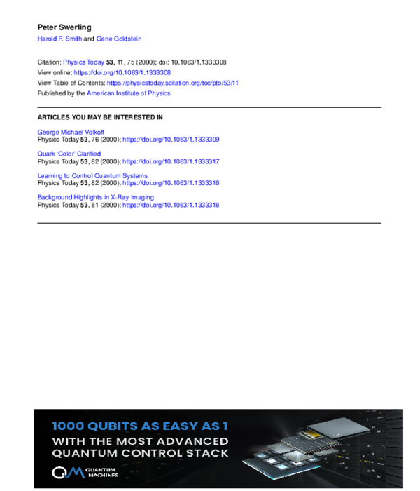 (PDF) Peter Swerling