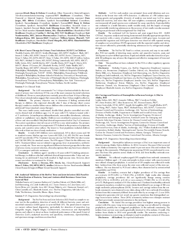 (PDF) 640. Analytical Validation of the BioFire® Bone and Joint ...