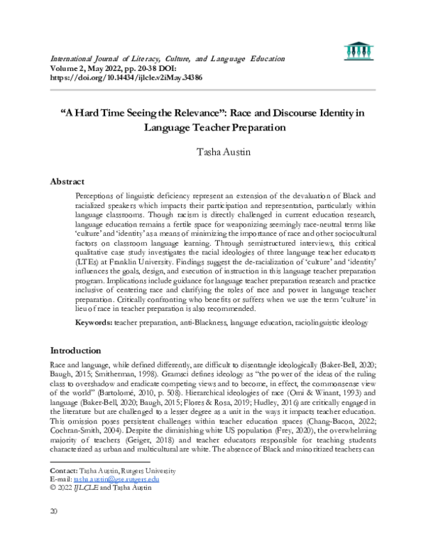 (PDF) Hard Time Seeing the Relevance