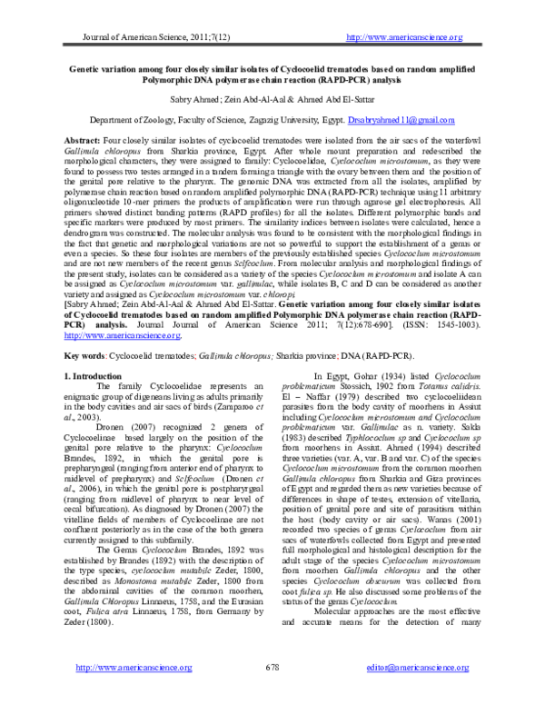 (PDF) Genetic variation among four closely similar isolates of ...