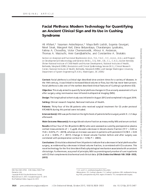 (PDF) Facial plethora: modern technology for quantifying an ancient ...