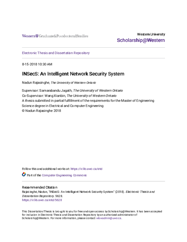 (PDF) INSecS: An Intelligent Network Security System | nadun rajasinghe ...