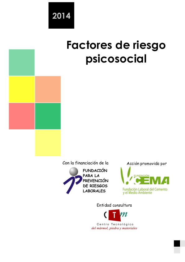 (PDF) Factores de riesgo psicosocial