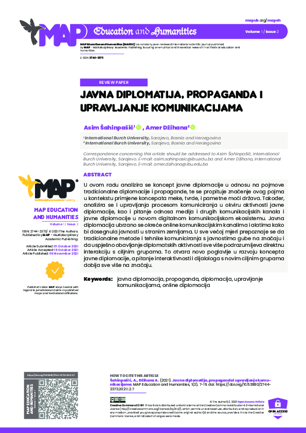 (PDF) Public diplomacy, propaganda and communication management