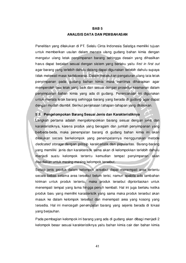 (PDF) Usulan Layout Gudang Bahan Kimia DI Pt. Selalu Cinta Indonesia ...