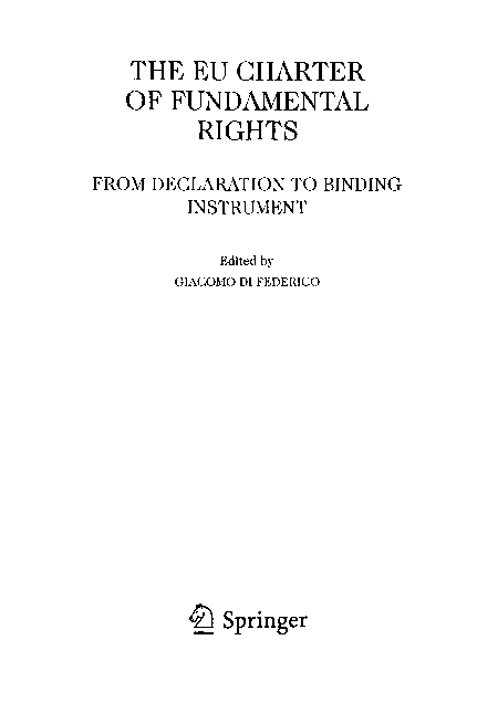 (PDF) The EU charter of fundamental rights : from declaration to ...