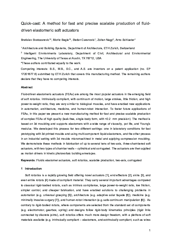 (PDF) Quick-cast: A method for fast and precise scalable production of ...