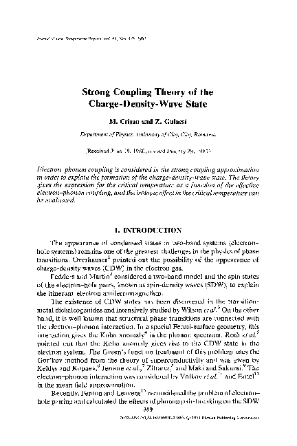 (PDF) Strong coupling theory of the charge-density-wave state | Zsolt ... (PDF) Strong coupling theory of the charge-density-wave state | Zsolt ...