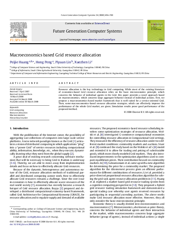 (PDF) Macroeconomics based Grid resource allocation | Riet Vanfleteren - Academia.edu