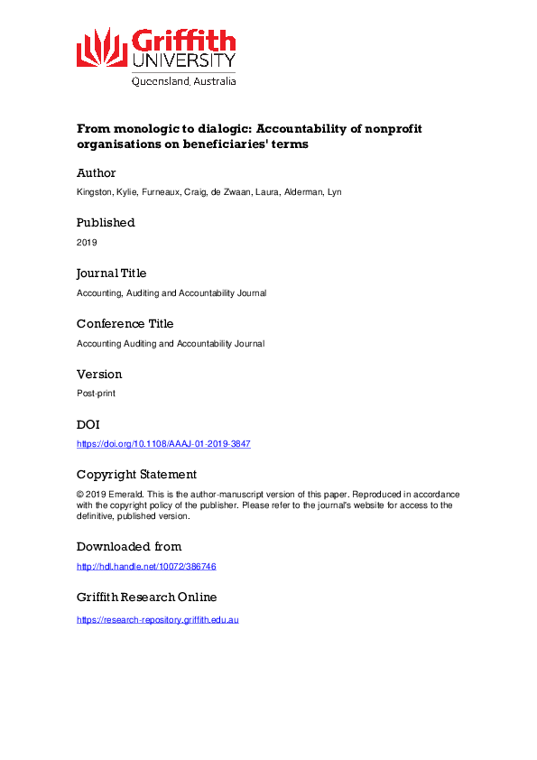 (PDF) From monologic to dialogic