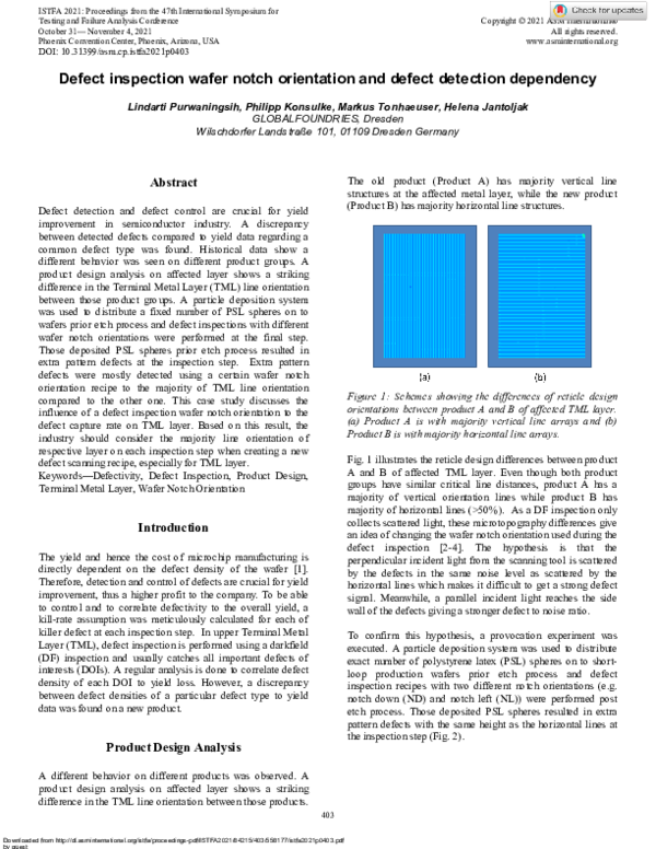 (PDF) Defect Inspection Wafer Notch Orientation and Defect Detection ...