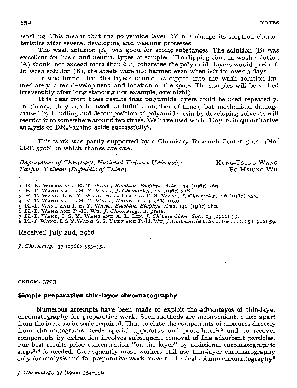 (PDF) Simple preparative thin-layer chromatography