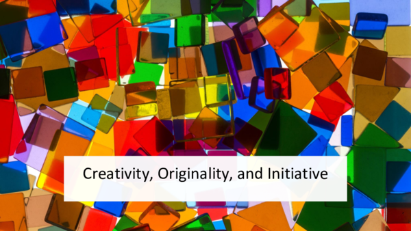 (PDF) Creativity Originality and Initiative: A Lesson