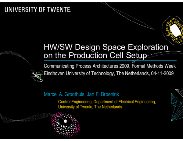 (PDF) HW/SW Design Space Exploration on the Production Cell Setup