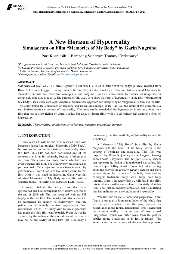 (PDF) A New Horizon of Hyperreality