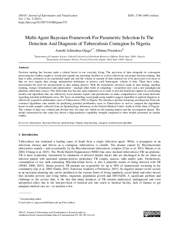 Multi Agent Bayesian Framework For Parametric Selection In The Detection And Diagnosis Of