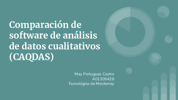 (PDF) Comparación De Software De Análisis De Datos Cualitativos (Caqdas)