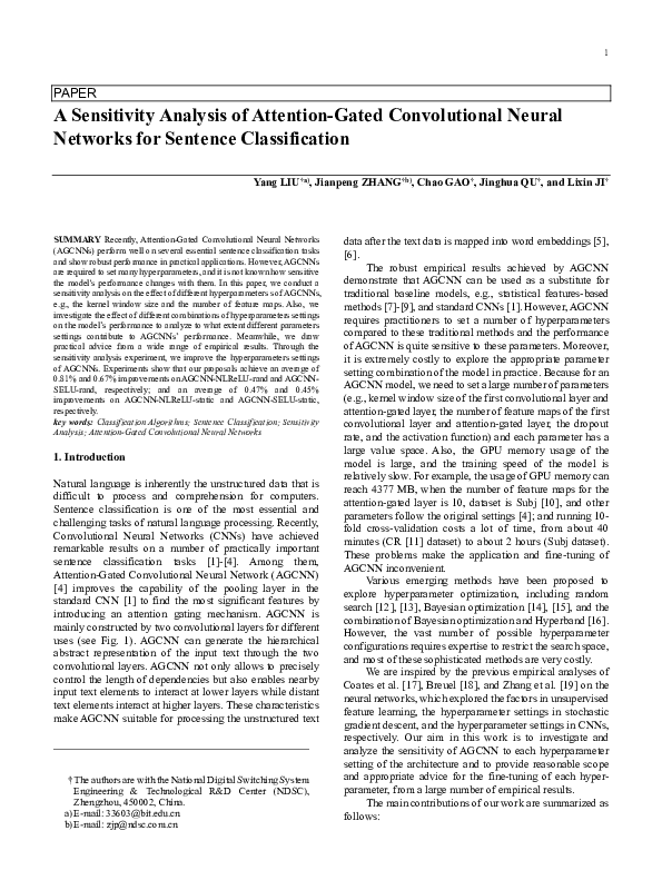 (PDF) A Sensitivity Analysis of Attention-Gated Convolutional Neural ...