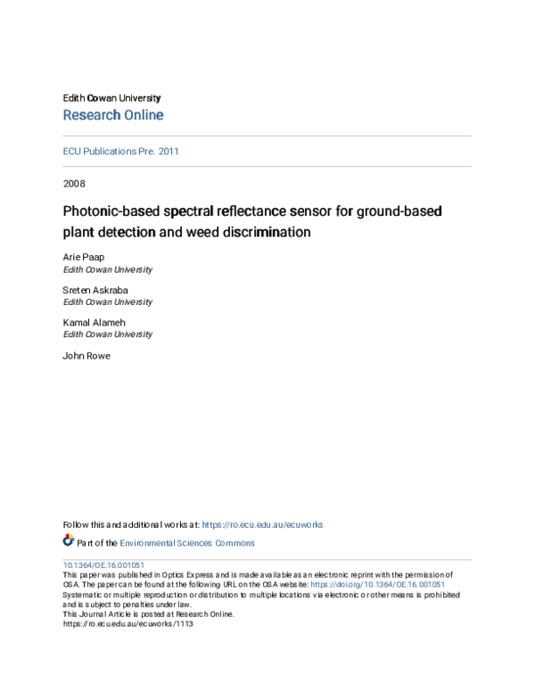(PDF) Photonic-based spectral reflectance sensor for ground-based plant ...