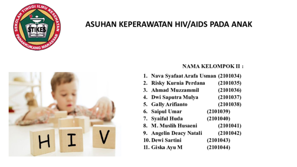 (PPT) PPT HIV AIDS PADA ANAK