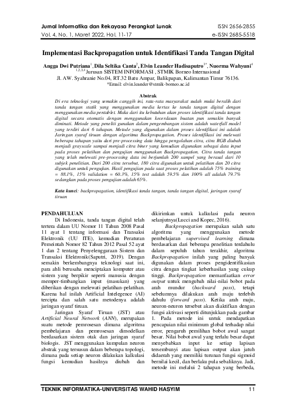 (PDF) Implementasi Backpropagation untuk Identifikasi Tanda Tangan Digital | dila canta ...